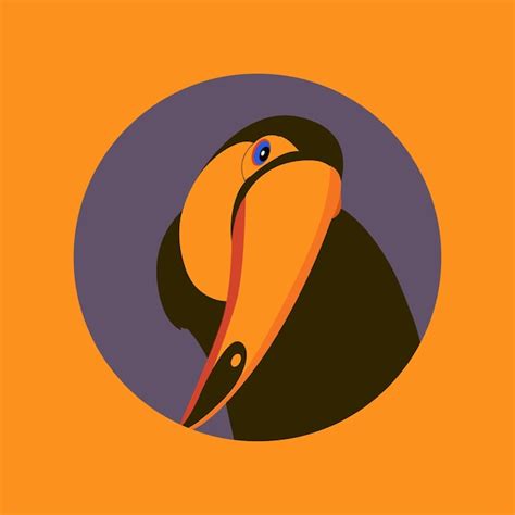 Premium Vector Bird Profile Icon Eps