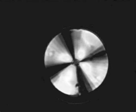 Optical Polarized Micrographs Showing The Focal Conic Texture Formation