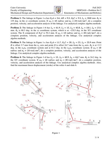 problem set 2 pdf kinematics cartesian coordinate system