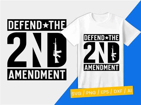 Defend The Second Amendment Patrioticsvg Instant Download Patriotic