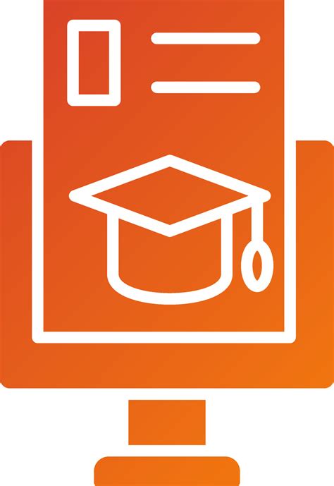 Computer Science Degree Icon Style 21764239 Vector Art At Vecteezy