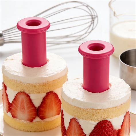 2 Pack Silicone Round Hole Cutterbread Cuttercake Cuttermuffin