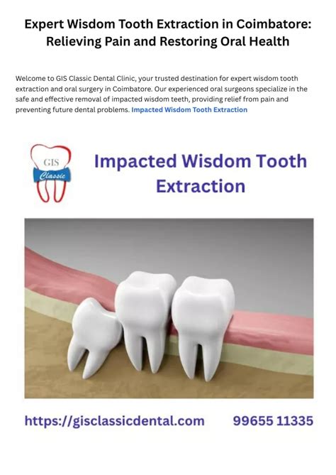 Ppt 7 Impacted Wisdom Tooth Extraction Wisdom Tooth Surgery