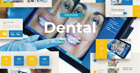 Стоматология Шаблон Keynote Шаблоны презентаций Включая зубоврачебный и дантист Envato