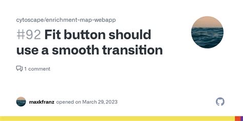 Fit Button Should Use A Smooth Transition · Issue 92 · Cytoscape