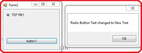 C RadioButton Control