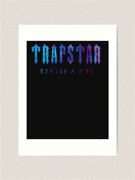 Trapstar Logo Design Art Print For Sale By Bullzdesign Redbubble