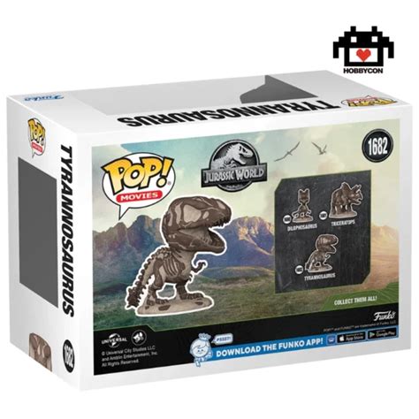 Tyrannosaurus Jurassic World Fósiles 1682 Funko Pop
