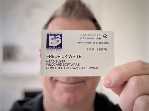 In 1996 As A Crafty Young Lad I Managed To Acquire A Pass To The