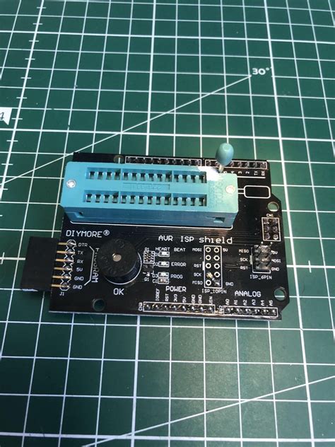Avr Isp Shield Adapterboard For Attiny Chips 4 Steps Instructables