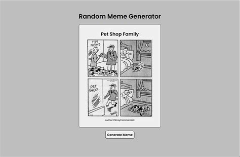 Random Meme Generator Using HTML CSS And JavaScript With Source Code SourceCodester
