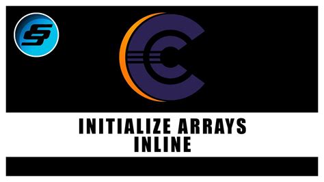 initialize arrays inline c programming youtube
