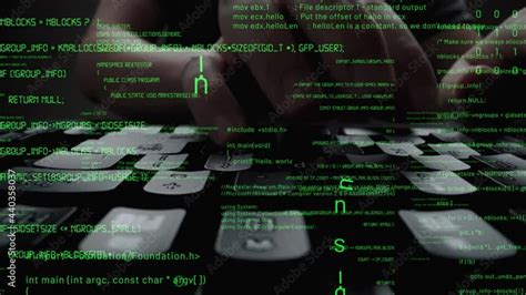 creative visual of computer programming coding and software development shown by man working on