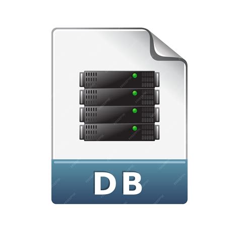 Premium Vector Db File Format Icon Color Vector Illustration