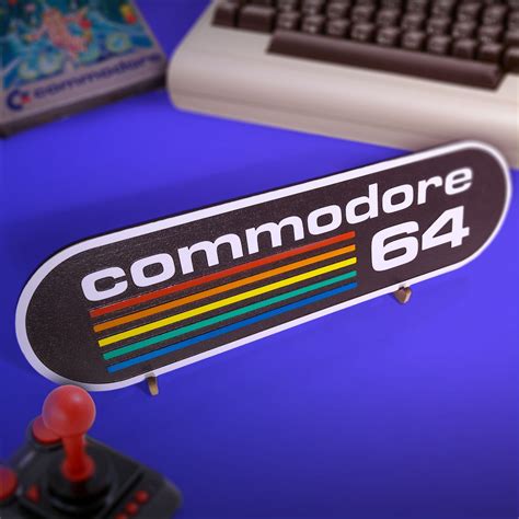 Large Engraved Commodore 64 Logo Video Game Wall Art Collectable Etsy