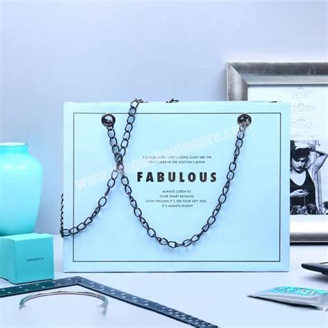 Custom Print Logo White Square Bottom Packaging Shopping Paper Bags