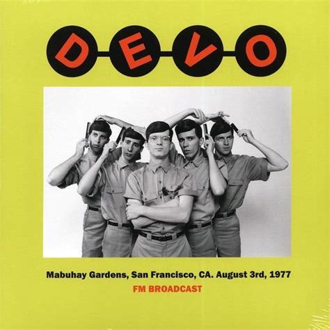 Lp Devo Mabuhay Gardens San Francisco Ca 1977 Fm Broadcast Aukro
