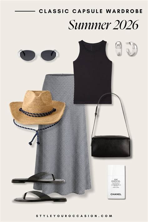Ultimate 2026 Summer Capsule Wardrobe Classic Chic
