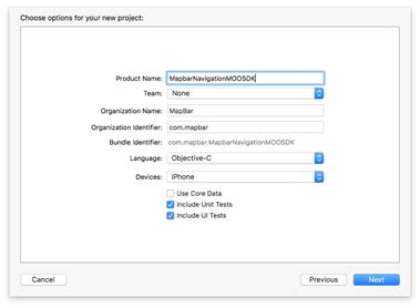 New Project IOS Map SDK Development Support Navinfo LBS Platform