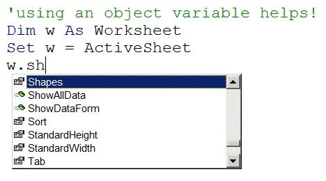 Working With Shapes In VBA