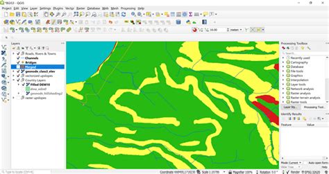 Calculating The Distance Of Raster Cells From A Vector Within A Polygon Using QGIS Geographic