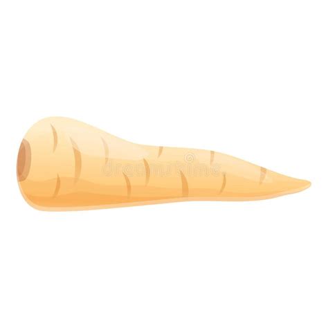Farm Parsnip Icon Cartoon Style Stock Vector Illustration Of