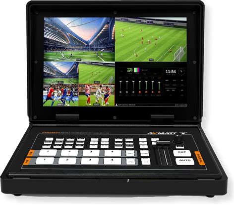 AVMATRIX PVS U Portable SDI HDMI Video Switcher Incch FHD IPS LCD Monitor USB For