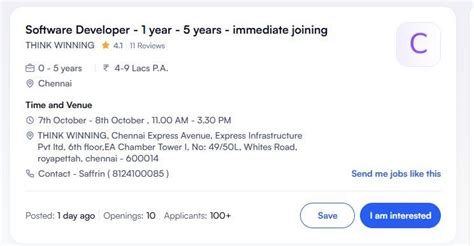 Think Winning Software Developer Freshers Qualification Ug Any
