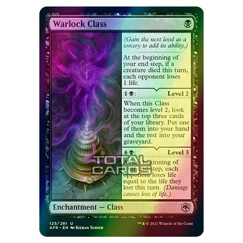 Magic The Gathering Adventures In The Forgotten Realms Warlock Cla