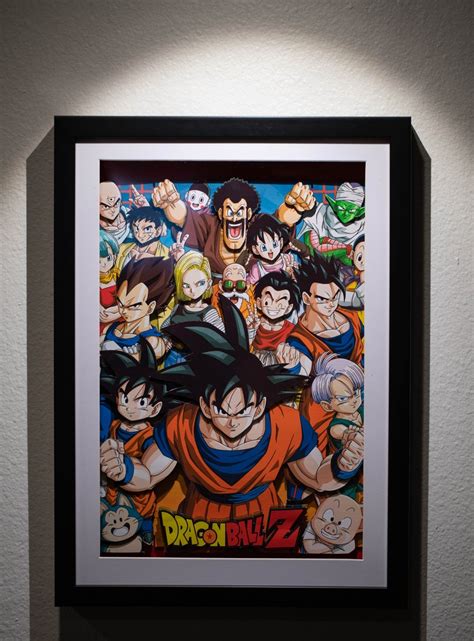 Dragon Ball Dragon Ball Z Main Character Multilayer 3d Wall Art 8