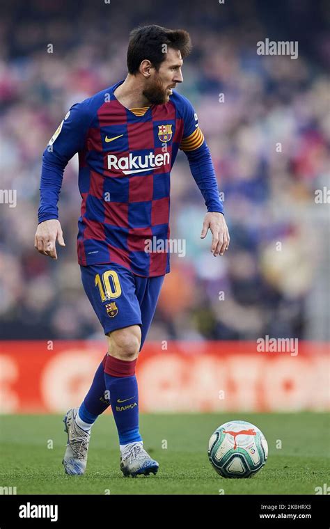 Lionel Messi Of Barcelona During The Liga Match Between Fc Barcelona