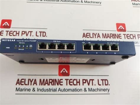 Netgear Fs108p Port Prosafe Switch Aeliya Marine