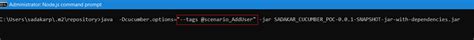 Tip Run Specific Cucumber Scenario From Command Line For An