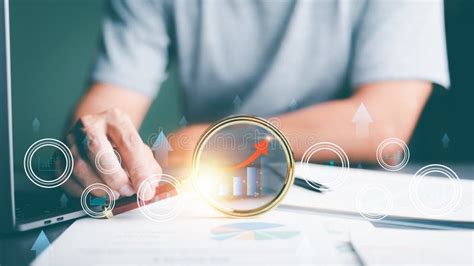 Business People Analyze Business Growth Graphs To Formulate