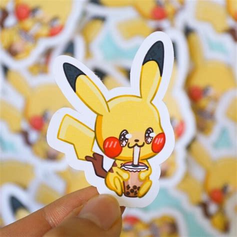 Pikachu Planner Stickers Etsy