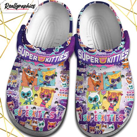Superkitties Cartoon Crocs Shoes Reallgraphics
