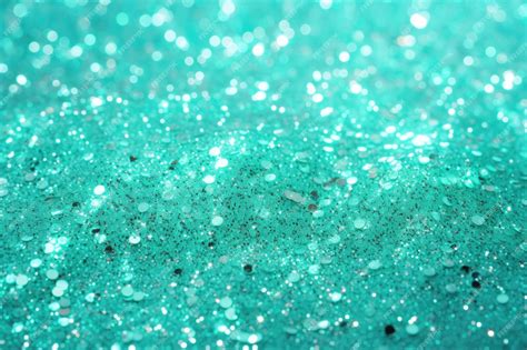 Premium Ai Image Mintcolored Sequins Closeup