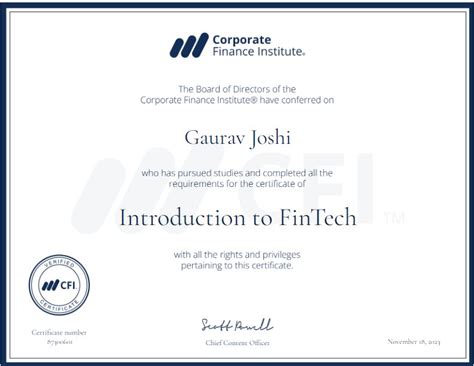 Fintech Gaurav Joshi