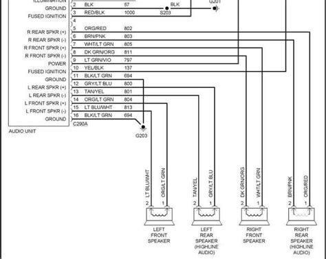 Clear And Concise 2002 Ford Ranger Radio Wiring Harness Diagram