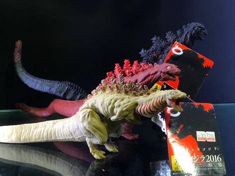 Shin Godzilla Bandai Set Of 3 2016 Hobbies And Toys Toys And Games On Carousell