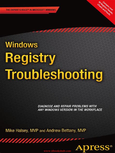 windows registry troubleshooting pdf windows registry microsoft
