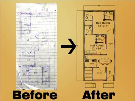 A Professional Autocad Dwg Dxf File From Any Hand Draft Sketch Pdf