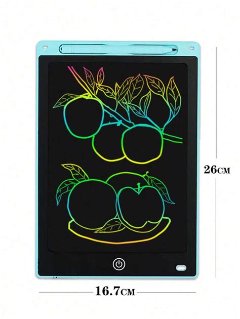 Placa De Escrita Infantil De Lcd De 10 Polegadas Quadro Eletrônico De Rascunho E Desenho Tablet
