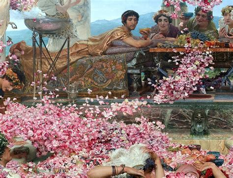 Lawrence Alma Tadema The Roses Of Heliogabalus Vintage Fine Print