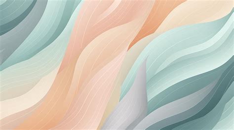 Premium Photo | Soft and soothing abstract patterns in calming colors