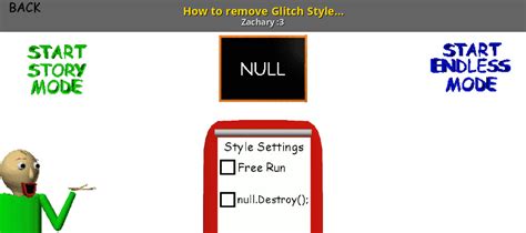 how to remove glitch style null decompile tutorial for baldi s basics