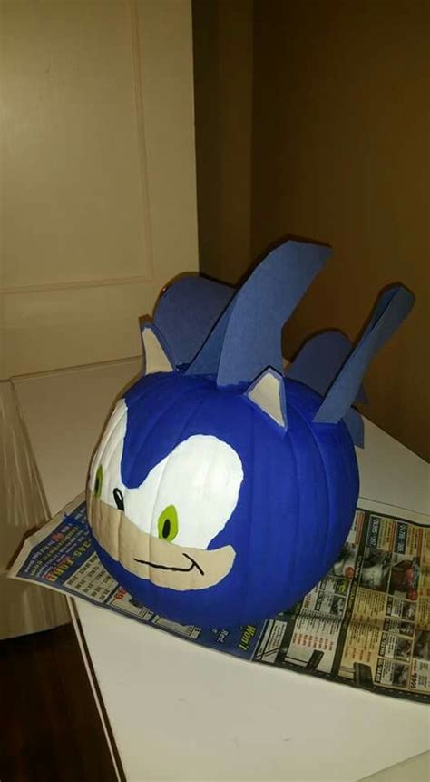 Sonic Pumpkin Pumpkin Stencil Pumpkin Carving Patterns Halloween Pumpkin Designs