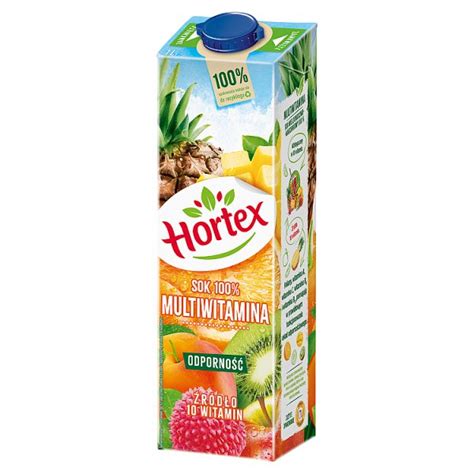 Hortex Sok 100 Multiwitamina 1 L 1 Szt1000 Litr Hortex Spar