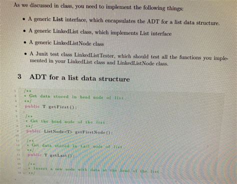 As We Discussed In Class You Need To Implement The