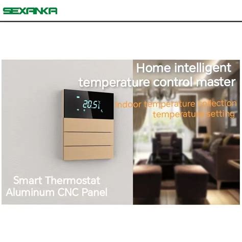 Sexanka Knx Smart Automation System Hotel Wall Switch Intelligent Tremperature Control Push